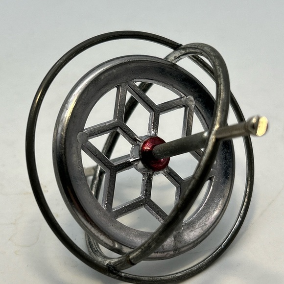 Toys | Vintage Gyro Gyroscopic Balance Toy Main Part Rotating Rotation ...